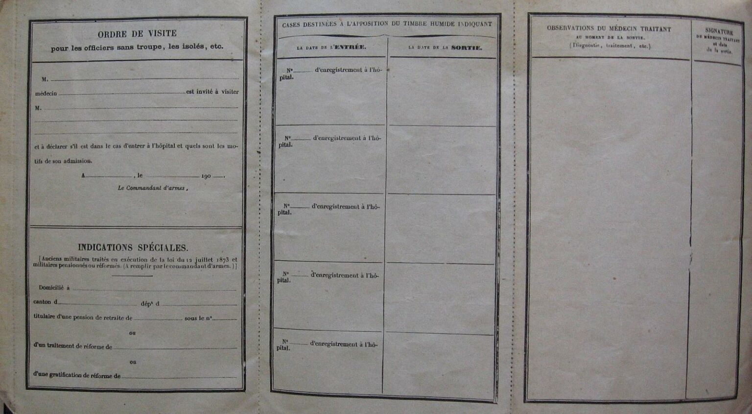 Livret individuel et fascicule de mobilisation
